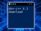 Unlocking Dev C 5 11 A Quickstart Guide