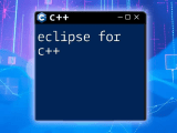 Eclipse For C A Quick Start Guide