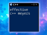 Effective C Meyers Mastering Key Concepts Quickly