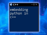 Embedding Python In C A Simple Guide
