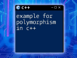 Example For Polymorphism In C A Quick Guide