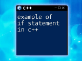 Example Of If Statement In C A Quick Guide