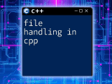 Range Of Long In Cpp A Quick Guide