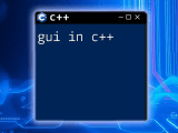 Mastering Gui In C A Quick Guide To Visual Interfaces