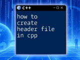 How To Create File In Cpp A Simple Guide