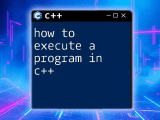 How To Execute A Program In C A Quick Guide