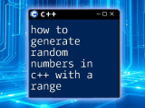 Generating Random Numbers In C A Quick Guide