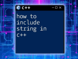 How To Input String In C A Simple Guide
