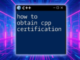 How To Obtain C Certification In Simple Steps