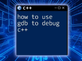 How To Use Gdb To Debug C Efficiently