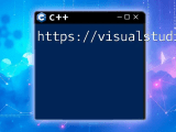 Mastering C Compiler In Visual Studio A Quick Guide