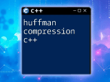 Huffman Compression In C A Quick Guide