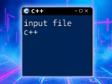 User Input In C A Concise Guide To Getting Started