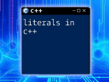 Understanding C Literals A Quick Guide