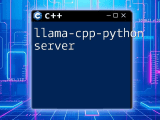 Mastering The Llama Cpp Python Server In Minutes