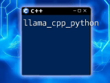 Mastering Llama Cpp Github A Quick Start Guide