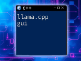 Llama C Cpu Only A Quick Start Guide