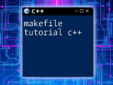 Cpp Makefile Mastery Simplified Guide For Beginners