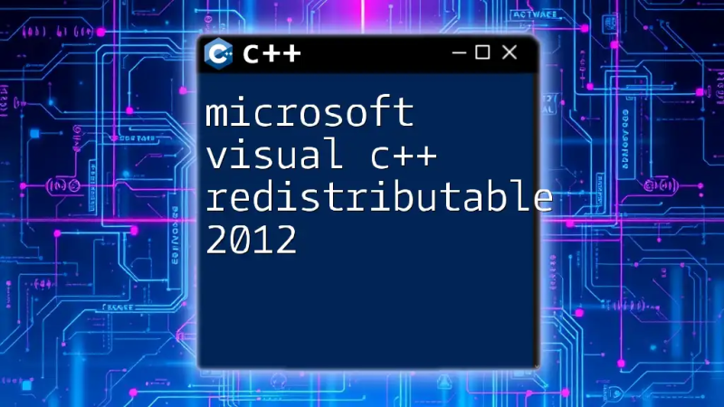 Download Visual C++ Redistributable: A Quick Start Guide