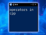 Operator Overloading In Cpp A Quick Guide