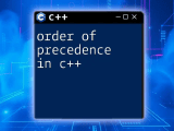 Cpp Operator Precedence Explained Simply
