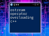 Operator Overloading In Cpp A Quick Guide