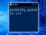 Mastering Priority Queue In C Quick Tips And Tricks