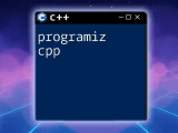 Mastering Programiz Cpp Your Quick Guide To Success