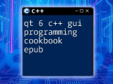 Mastering Qt C Gui A Quick Guide For Beginners