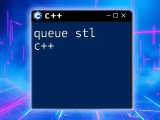 Mastering Queue In Cpp A Quick Guide To Efficiency