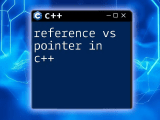 Reference Vs Pointer In C Key Differences Explained