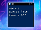 Remove Spaces From String C A Quick Guide