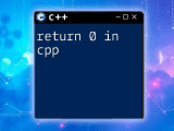 Return 0 In Cpp The Key To Ending Your Program Safely