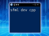 Mastering Sfml Dev C In Record Time