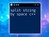 Cpp Split String By Delimiter A Quick Guide