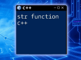 Mastering Std Function In Cpp A Quick Guide