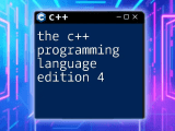 The C Programming Language Edition 4 A Quick Guide