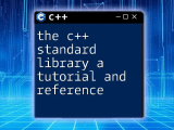 The C Standard Library A Tutorial And Reference Guide