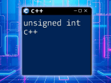 Mastering C Unsigned A Quick Guide For Beginners