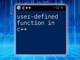User Defined Function In C A Quick Guide