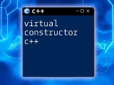 Initializing Constructor C A Quick Guide