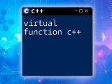 Understanding Virtual Constructors In Cpp A Brief Guide