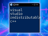 Mastering Visual C 2019 Redistributable Essentials