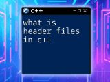 Why Does C Have Header Files A Simple Explanation