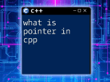 Mastering Class Pointer In C A Quick Guide