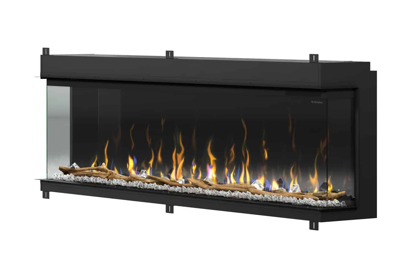 Dimplex Ignite XL Bold 74" Linear Electric Fireplace - Crackle Electric ...