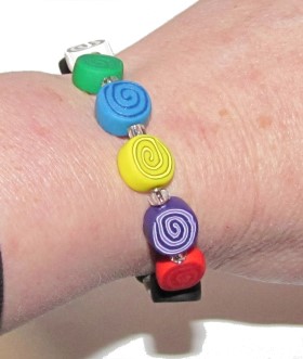 Polymer Clay – Colors Of Faith Bracelet — CraftBits.com