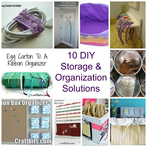 10 DIY Storage & Organization Solutions — CraftBits.com