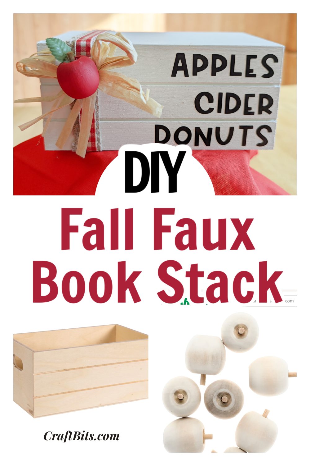 Dollar Tree – Fall Faux Book Stack — CraftBits.com
