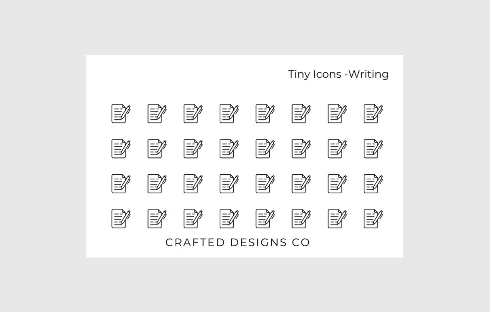 Tiny Icons Crafted Designs Co